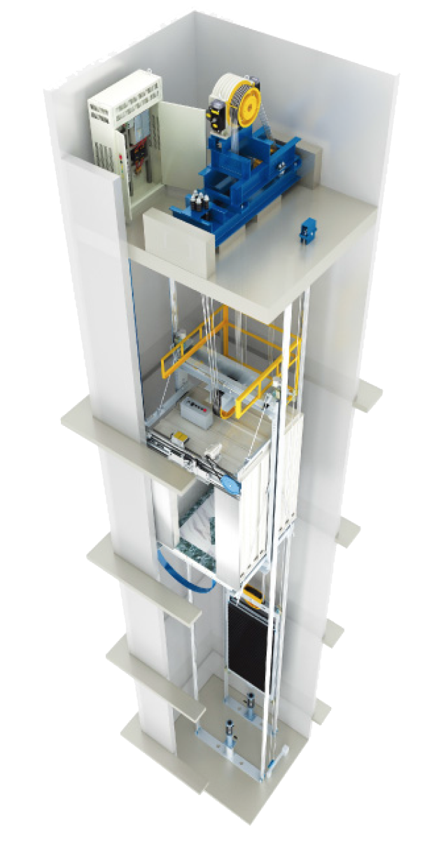 El ascensor y sus partes más importantes: